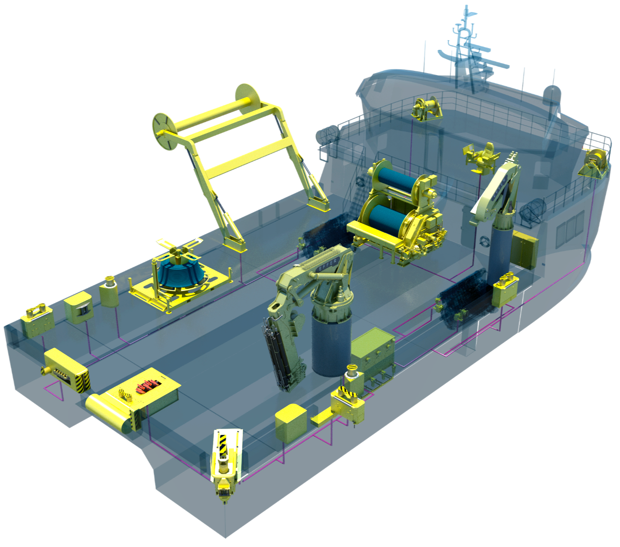 Deck Equipment and maritime total solutions adapted to rough and salty ...